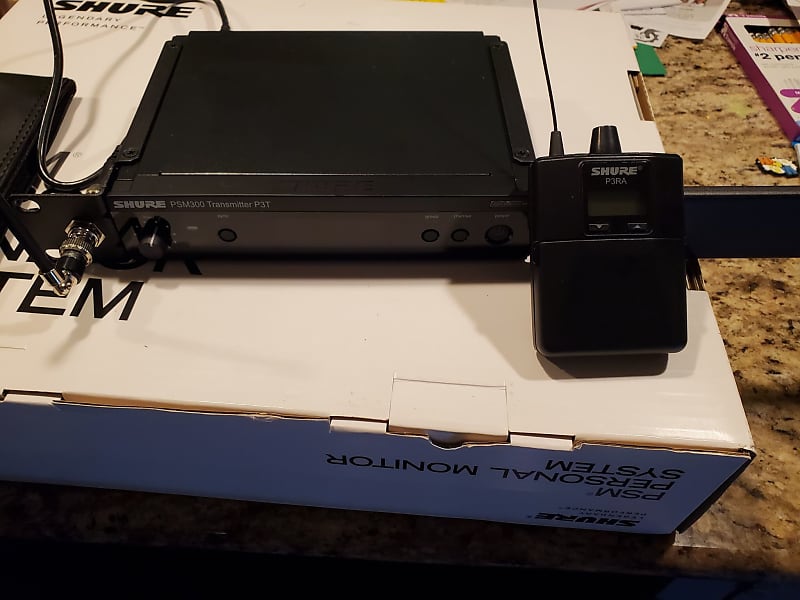 Shure PSM 300 Wireless In Ear Monitor System 2022 Black | Reverb