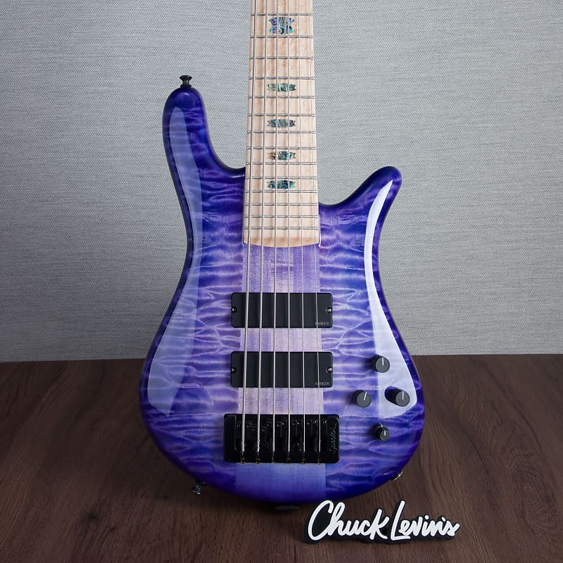 Spector USA Custom NS6 6-String Bass Guitar - Rain Glow - #75 | Reverb