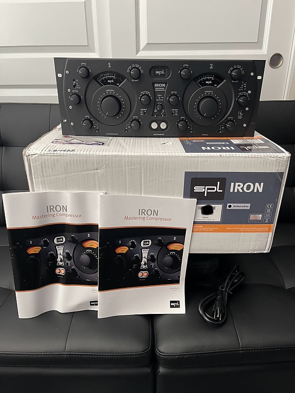 SPL Iron Mastering Compressor V2 - All Black | Reverb