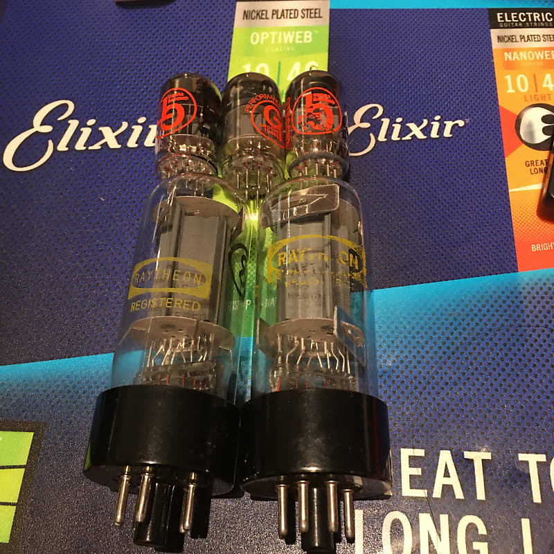 Raytheon Fender Style Amp Tube Set (6L6 + 12AX7) | Reverb