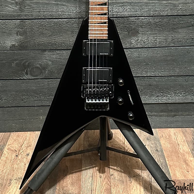 Jackson X Series Rhoads RRX24 Black Flying V Electric Guitar | Reverb