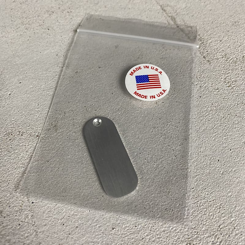 PRS Silver Sky Se truss rod cover Brushed aluminum | Reverb