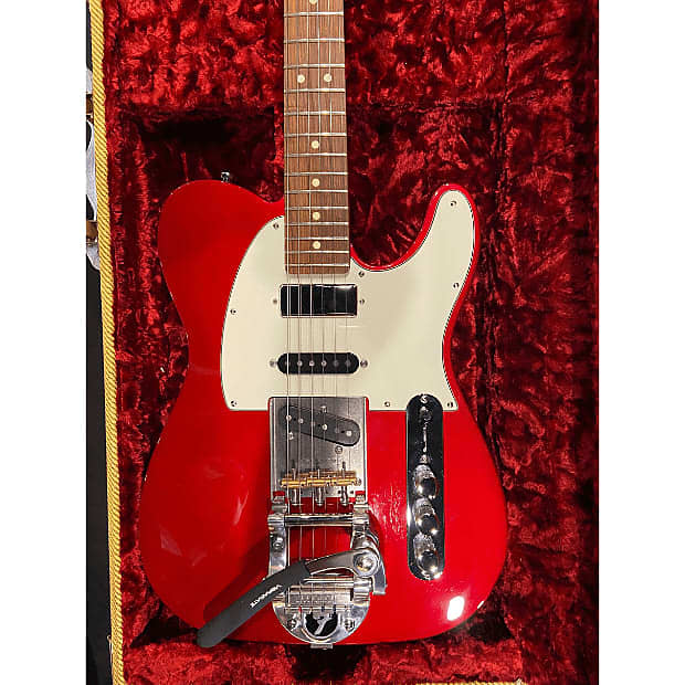 Fender Custom Candy Apple Red Deluxe Telecaster Electric | Reverb