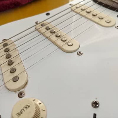 Lotus Strat Copy 1980s Sunburst - Great player, Free Shipping | Reverb