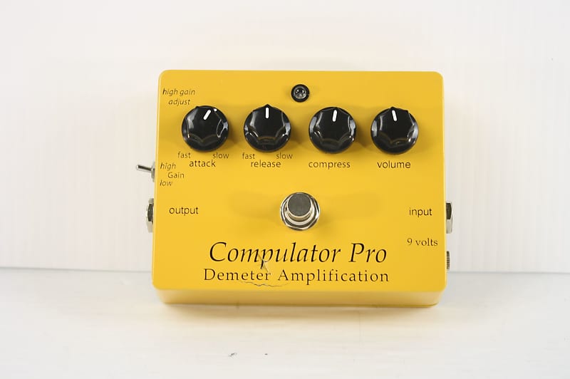 Demeter COMP Compulator Pro 2010s - Yellow | Reverb Canada