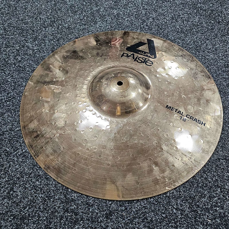 Crash Cymbal 18" Paiste Alpha Metal CRACKED USED! RKMAT190224 | Reverb