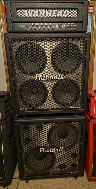 Randall Warhead Amp Full Stack with 4x12 and 2x15 Cabinets | Reverb