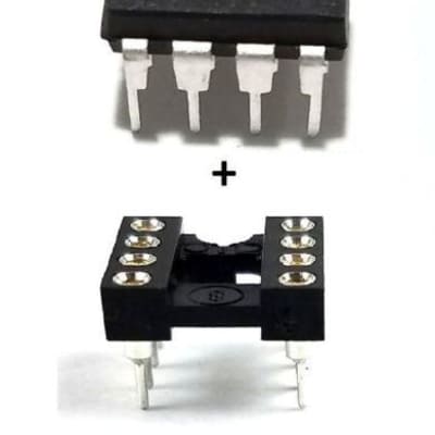 LM308N LM308 + Socket - Precision Op Amp - 2 | Reverb