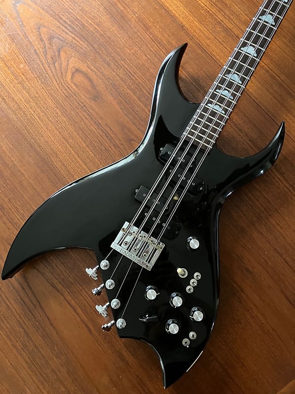 B.C. Rich Bich 8-String Bass Late 70's - Early 80's - Black | Reverb