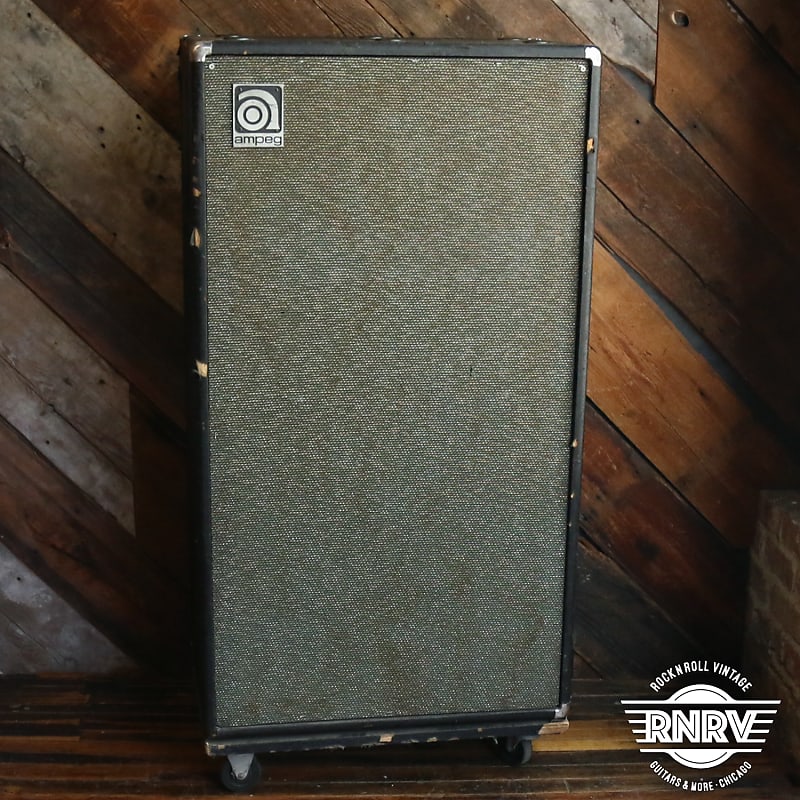 70’s Vintage Ampeg Flatback SVT 8x10 Speaker Cabinet | Reverb