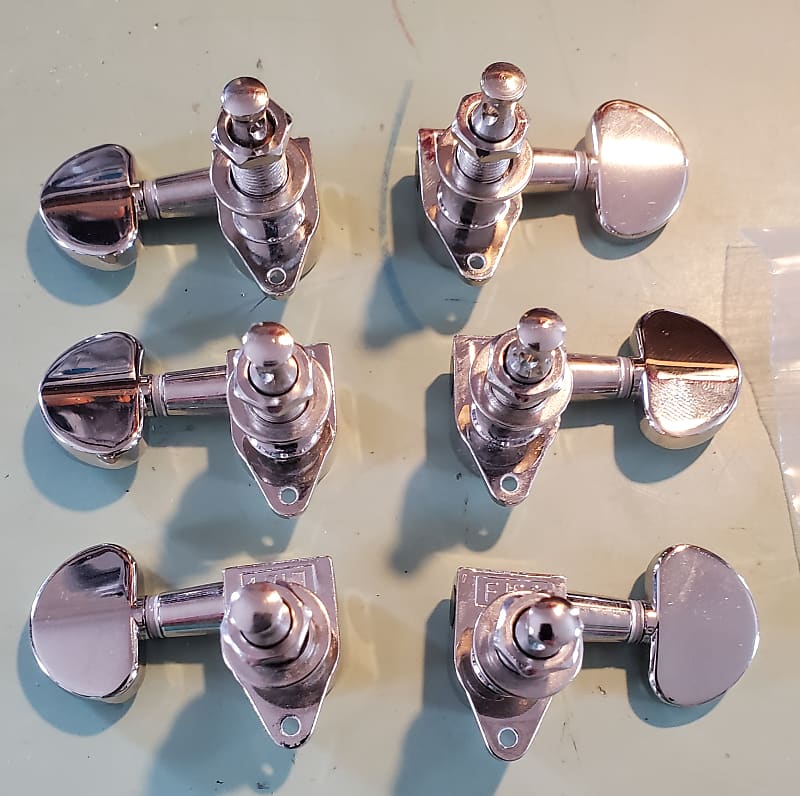 Gretsch Grover Style Tuners 3+3 2023 - Chrome | Reverb