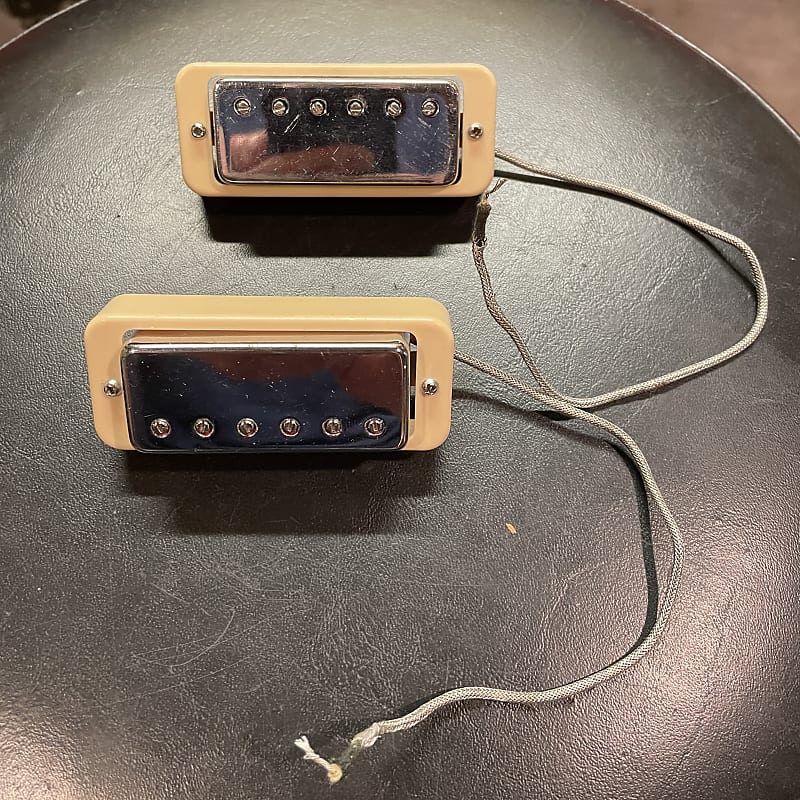Vintage Gibson Patent No. Mini Humbucker 1970's - Set | Reverb