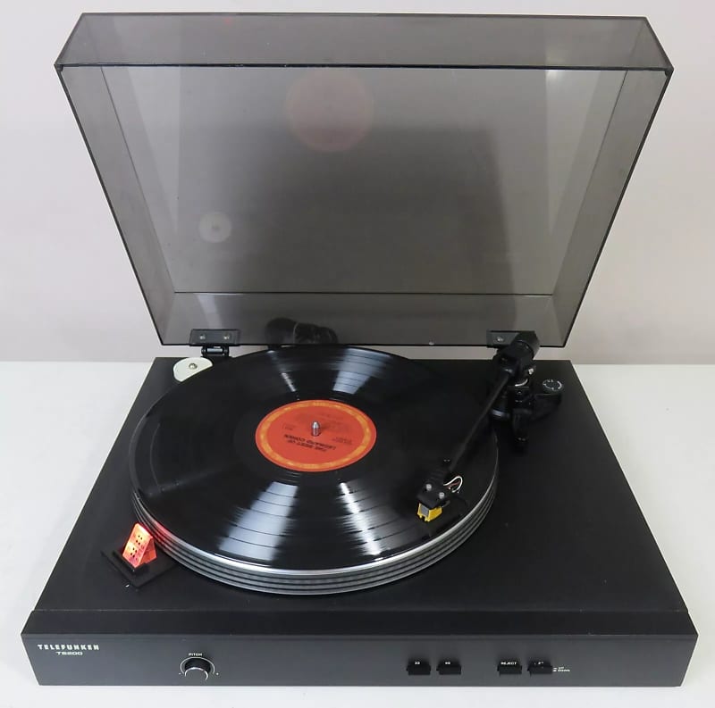 TELEFUNKEN TS200 TURNTABLE RECORD PLAYER SERVICED WORKS | Reverb