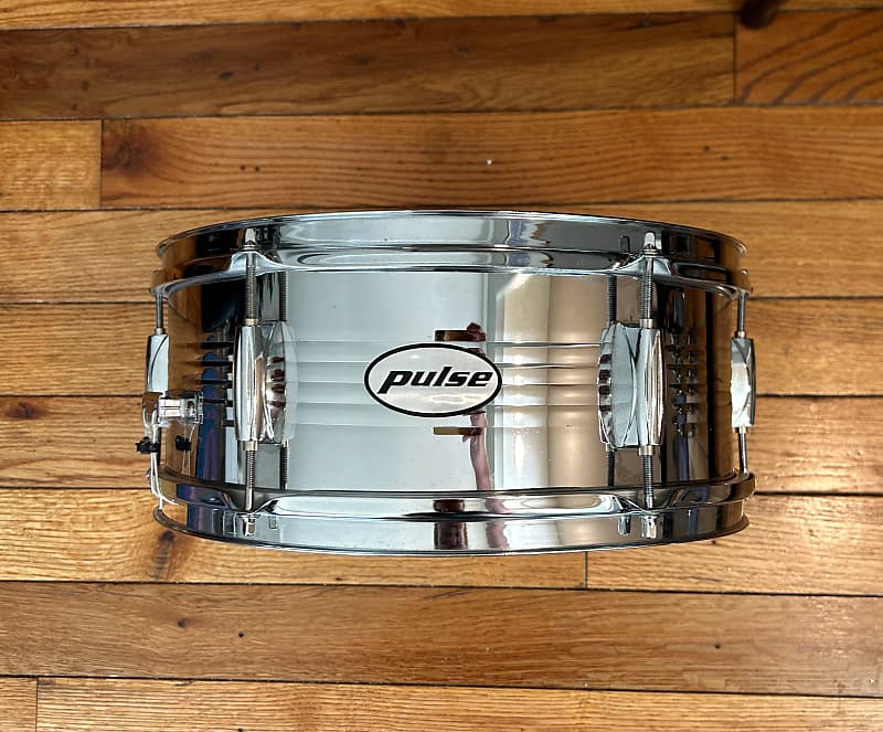 Pulse Percussion 5x14" Steel Snare Drum - Chrome | Reverb