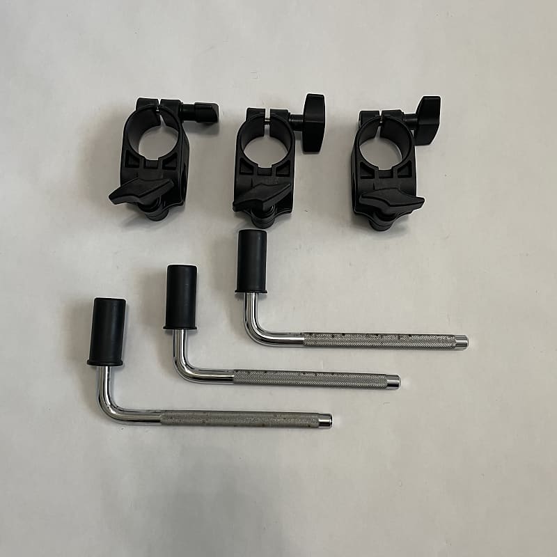 (3) Roland Drums MDH-6U Clamps & L Arms | Reverb