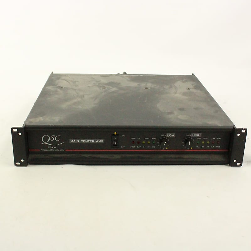 QSC EX 800 Power Amp | Reverb