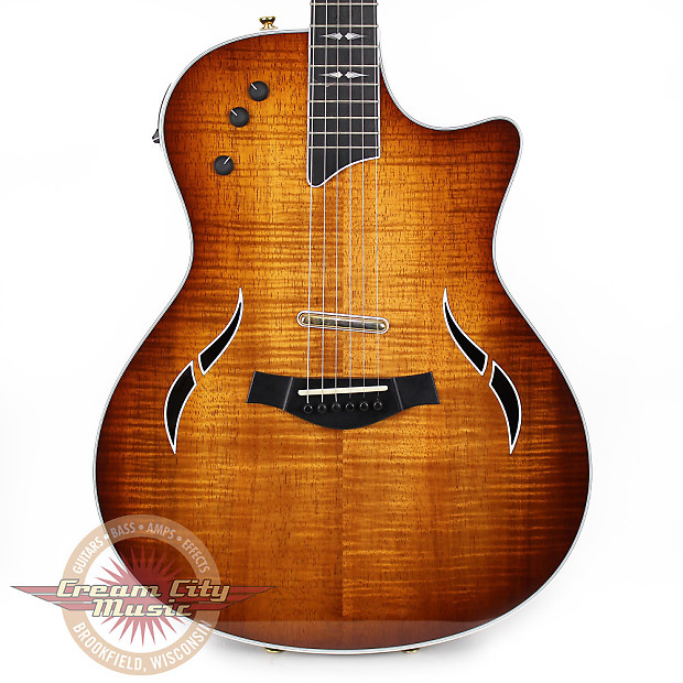 2011 Taylor T5 Custom Koa Acoustic Electric Guitar in Natural | Reverb