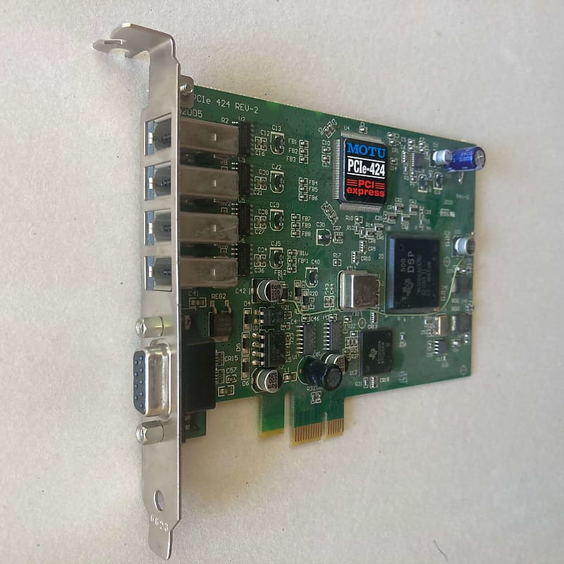 MOTU PCIe-424 -- PCI Express Audio Card with "CueMix DSP" | Reverb
