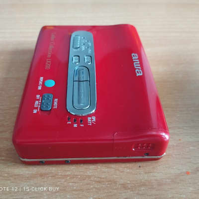 Aiwa HS LX 200 1995 - Aiwa walkman Cassette player LX 200 red | Reverb