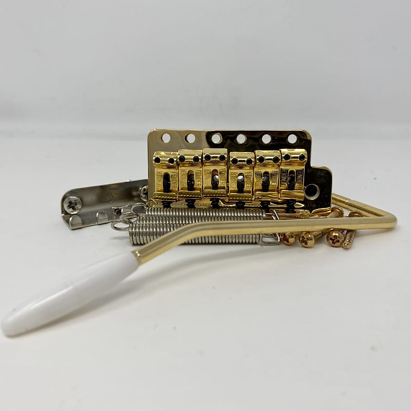 Fender Stratocaster GOLD 6-Point Tremolo Bridge System MINT | Reverb
