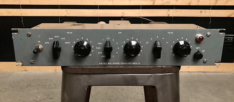 Pultec MEQ-5 Mid Range Equalizer Original VINTAGE. Perfect! | Reverb