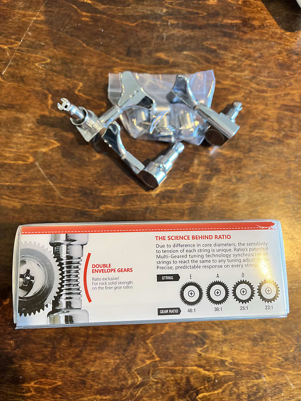 Graph Tech Ratio Bass Tuning pegs with Taper shaft | Reverb