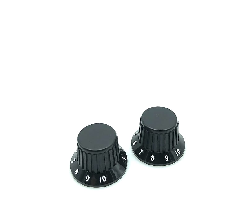 Allparts 80’s Elite Stratocaster Style Knobs Rubber Grips | Reverb