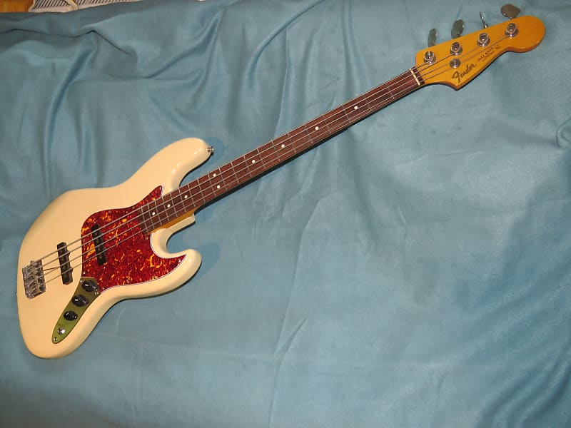 Fender Jazz Bass 1993 - olympic white cream faded | Reverb
