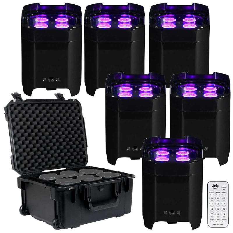 ADJ Element HEX IP54 Rated Wireless DMX Battery Powered LED | Reverb