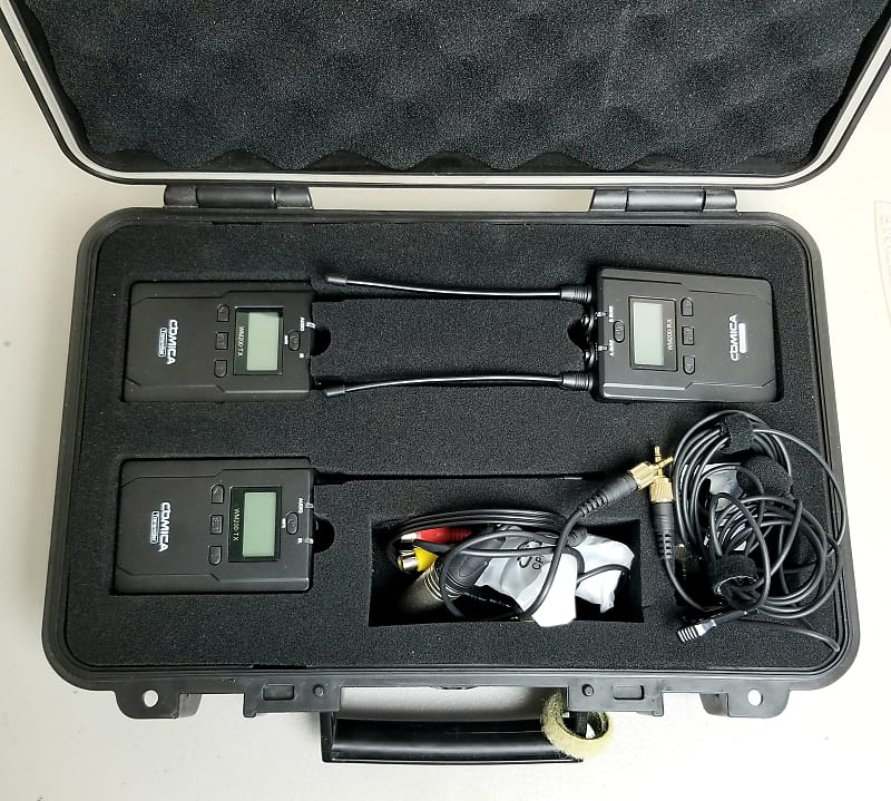 Comica CVM-WM200(A) Dual Wireless Lavalier Mic Set (double | Reverb