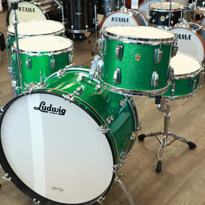 Ludwig Legacy Maple 5-PC Shell Pack 12/14/16/24/14s (Green | Reverb