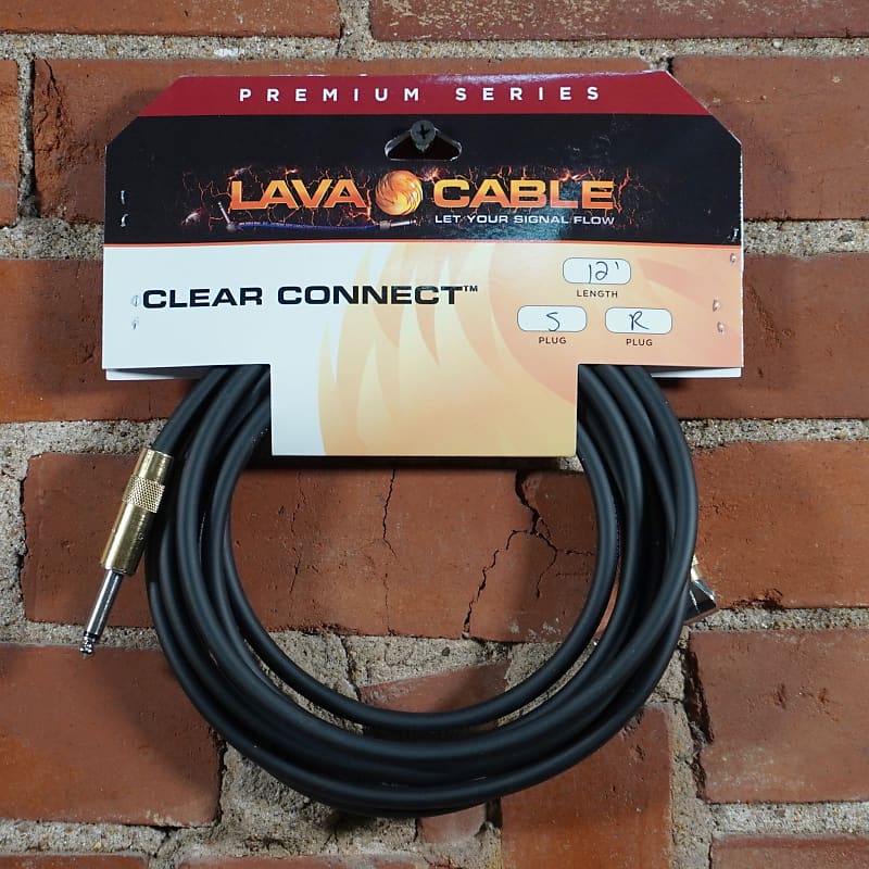 Lava Clear Connect Instrument Cable 12ft R/A - 1/4 | Reverb