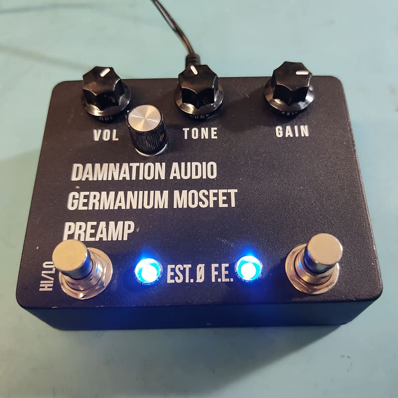 Damnation Audio Germanium Mosfet Preamp Black | Reverb
