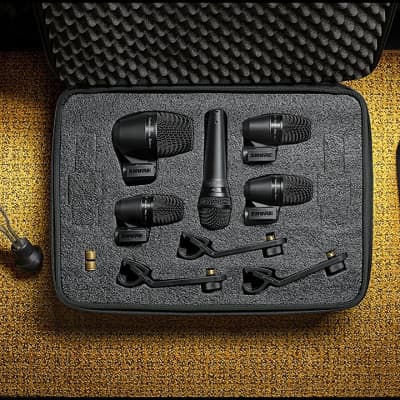 Shure PGADrumKit5 5-Piece Drum Microphone Kit Recording Mic | Reverb