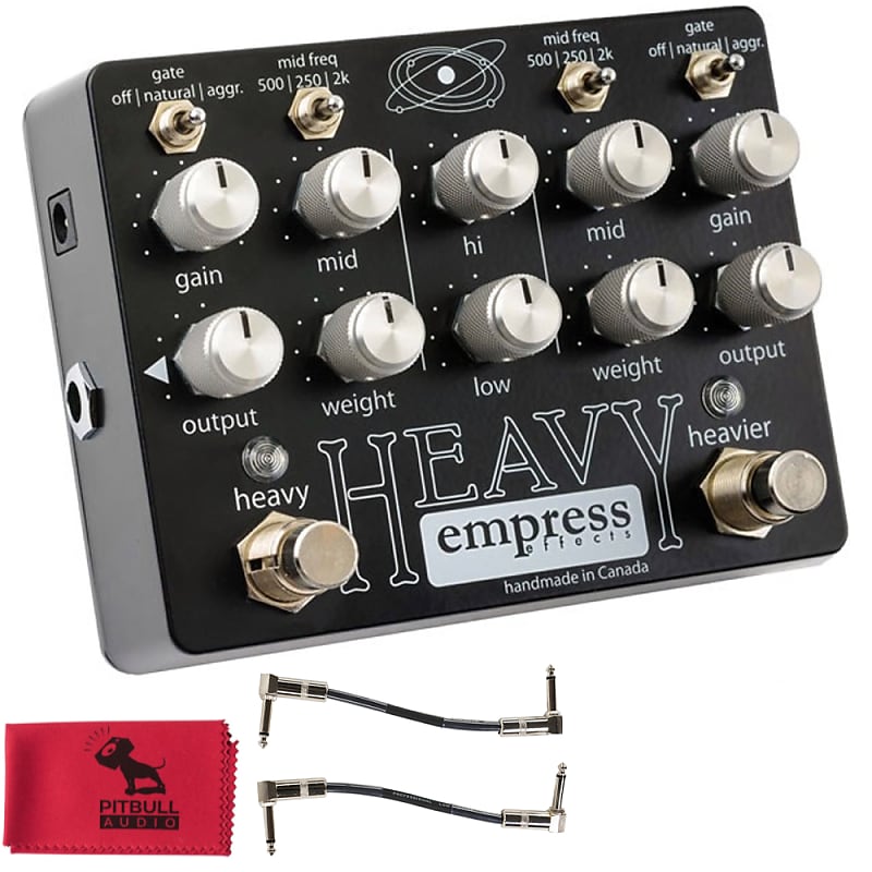 Empress Heavy Distortion Guitar Effect Pedal w/ Patch Cables | Reverb