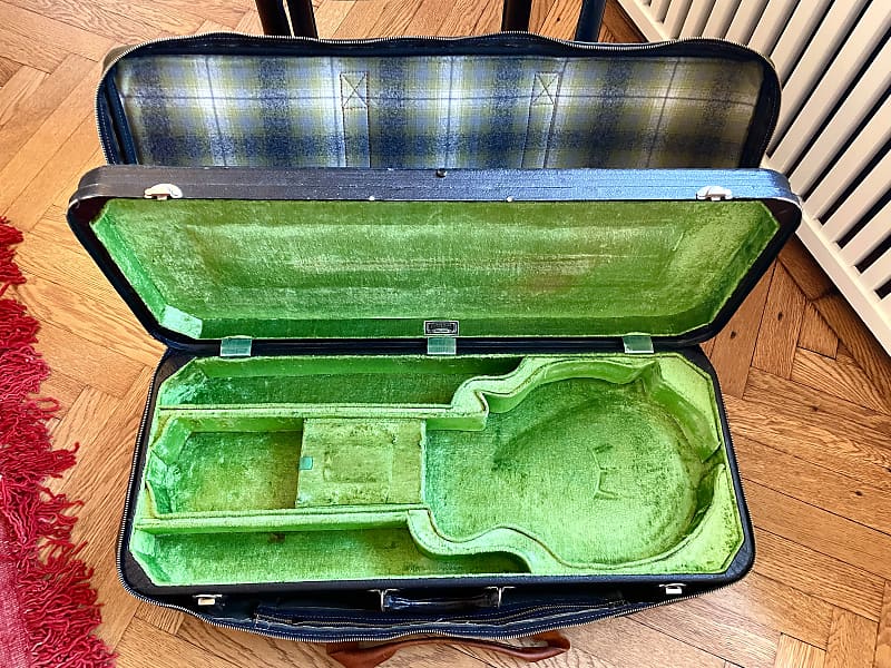 Paganoni F-style custom mandolin case + case cover | Reverb