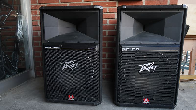 Peavey SP2G 600W 8Ω Stage Speakers Pair | Reverb