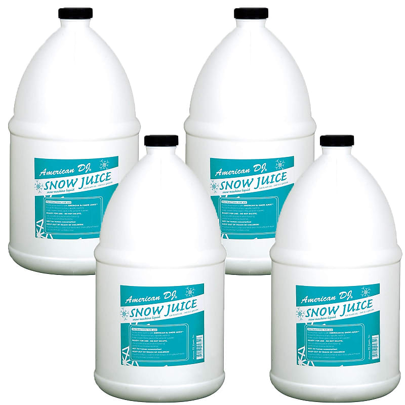 ADJ Snow Effect Machine Gallon Refill Fluid Juice 4 Gallons | Reverb