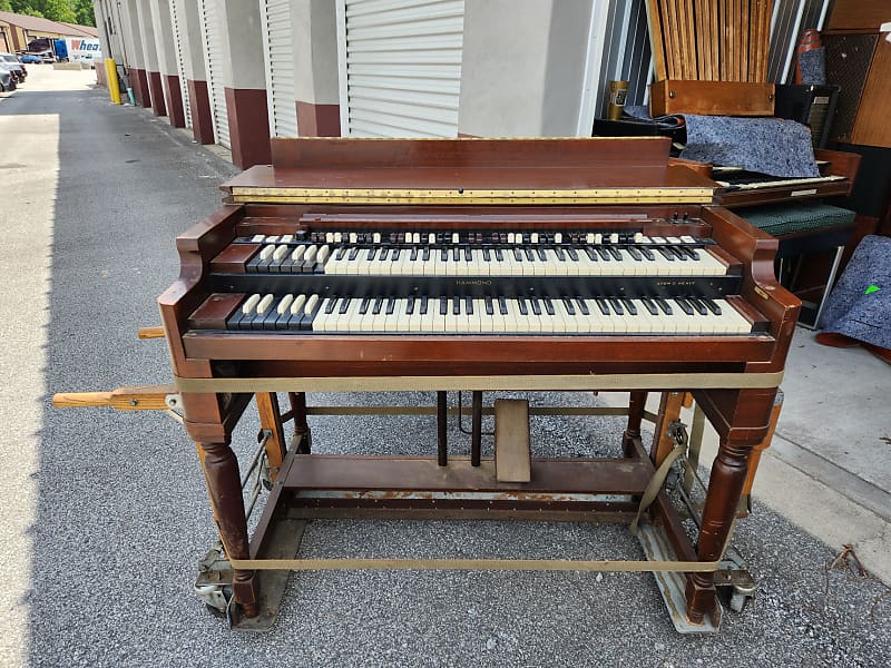 1950’s Hammond B3 Organ w/ Foot Pedal and Leslie 122A Organ | Reverb