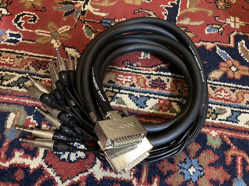 2x Alva AI25-8TPRO3 analog snake D-Sub 25 Male to 8x TRS | Reverb