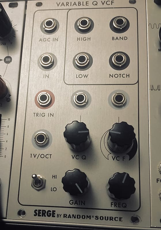 Random Source Serge variable Q VCF | Reverb