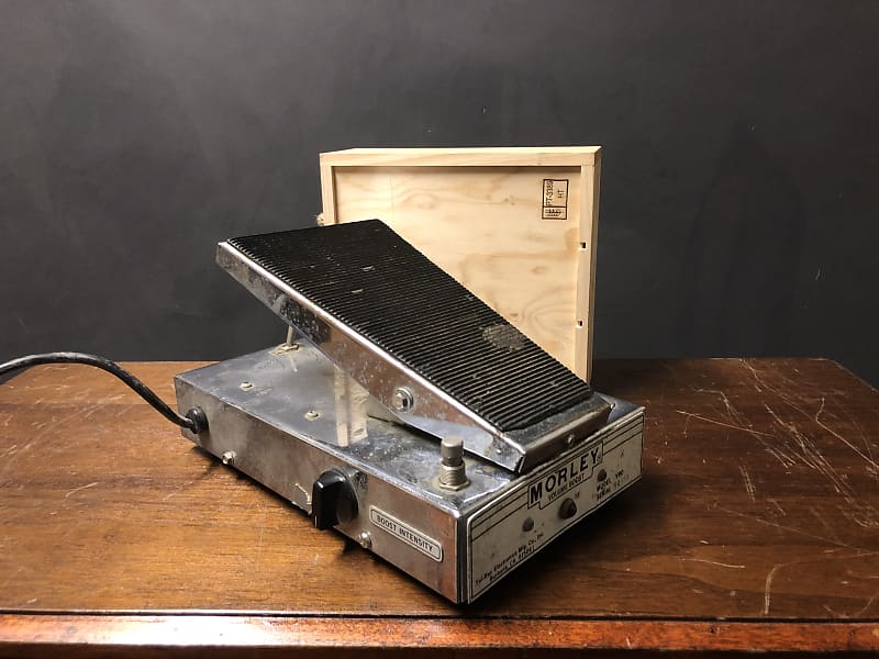 Morley VBO Volume Boost Pedal Vintage TEL-RAY 1970s Chrome | Reverb