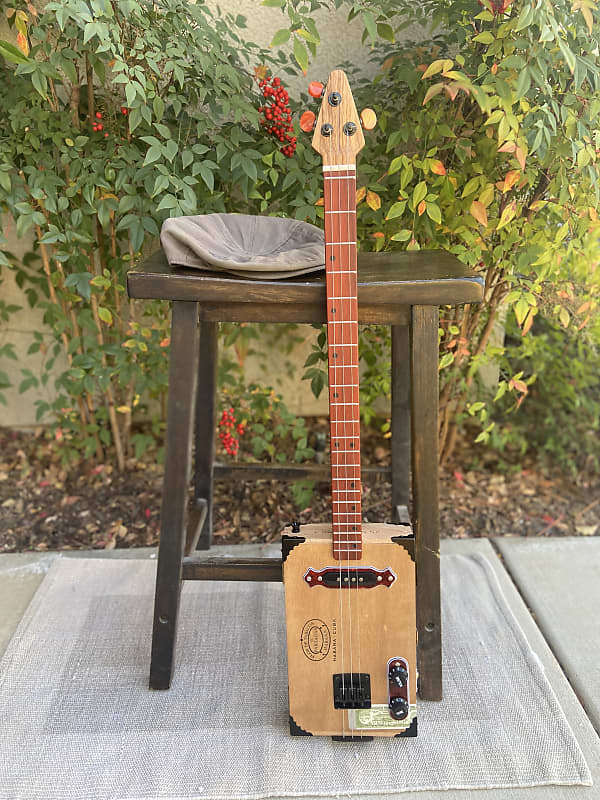 Cigar Box Guitar, 3 String Electric Guitar, Partagas | Reverb