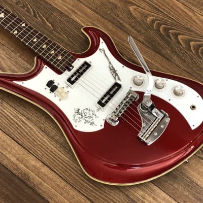 1966 Teisco Spectrum 2 Red Finish | Reverb