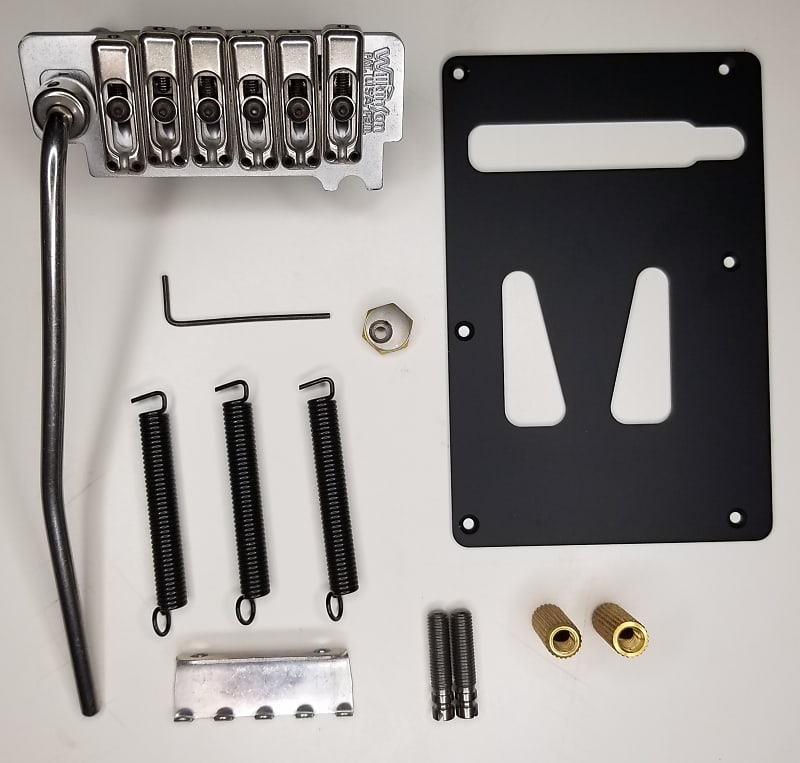 Wilkinson VS100C convertible tremolo 1990s - Silver | Reverb