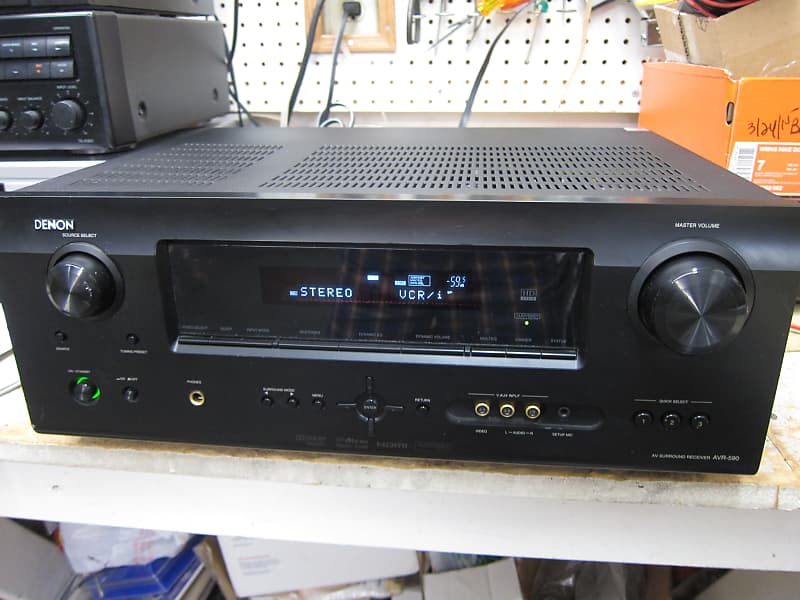 Denon AVR-590 Home Theater Receiver 5 Channels, 550 Watts, | Reverb