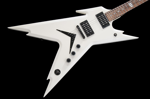 Dean Dimebag Darrell Razorback DB 2006 Pearl White w/ semi | Reverb
