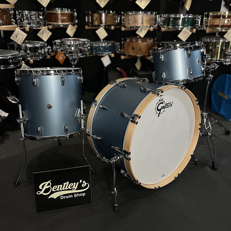 Gretsch Brooklyn Series 13/16/24" Drum Set Kit in Satin Ice | Reverb