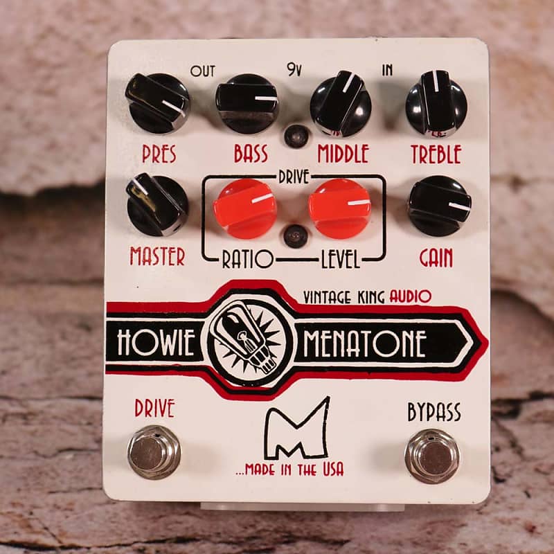 Used: Vintage King Audio Howie Menatone Drive Pedal | Reverb