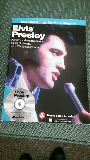 Elvis Presley w/ CD Backing Tracks 10 songs for Male Voice | Reverb